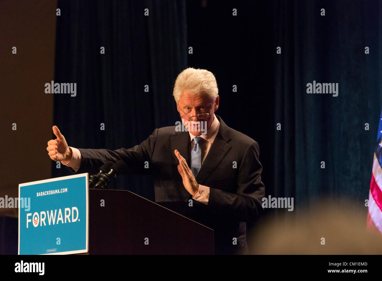Bill clinton chelsea 1992 hi-res stock photography and images - Alamy