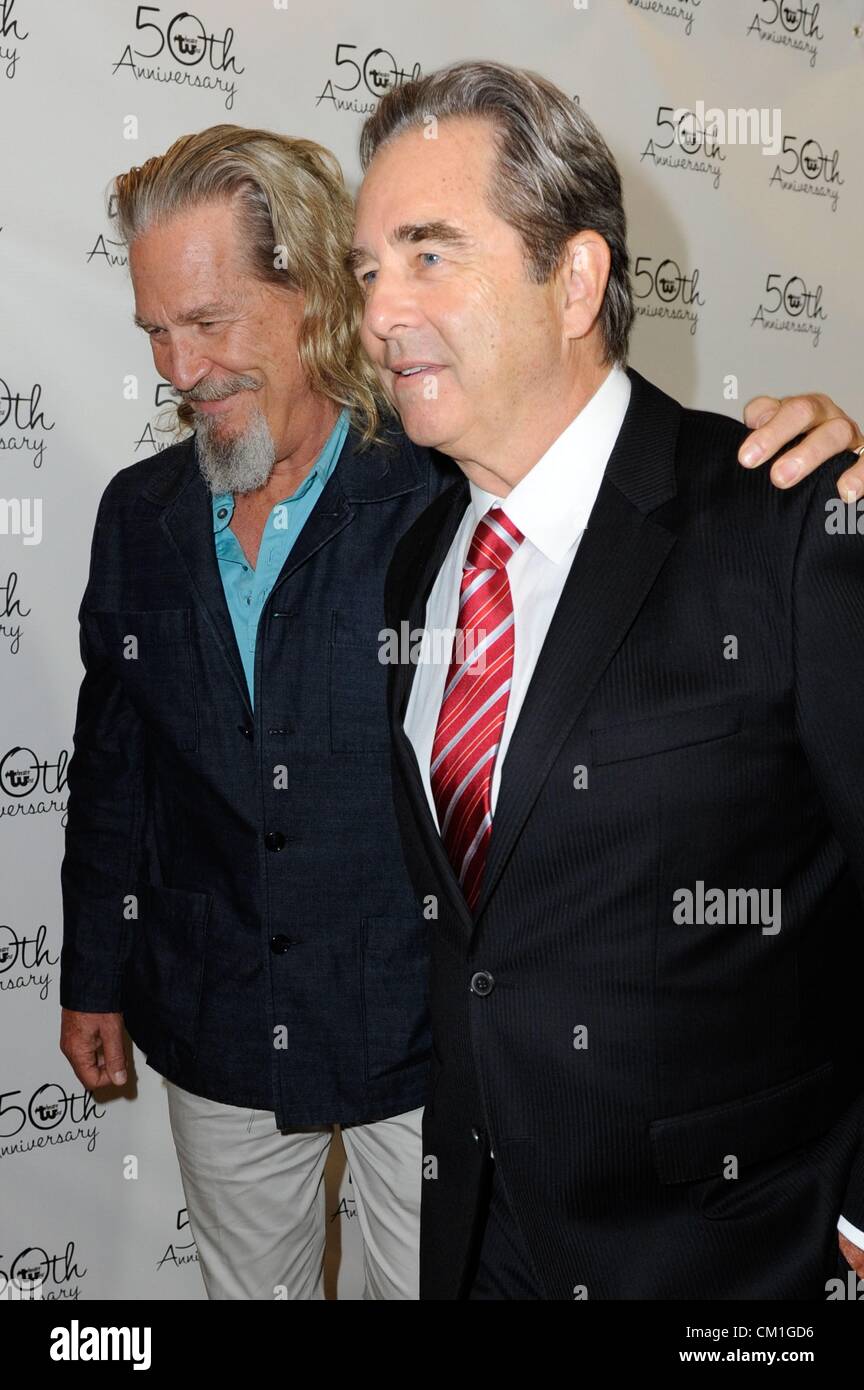 Jeff Bridges, Beau Bridges at arrivals for Theatre West 50th ...