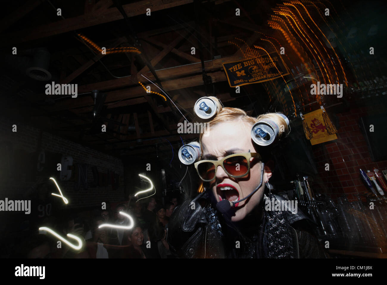 Sept. 13, 2012 - Hermosa Beach, California, U.S. - MINI LADY GAGA, aka ...