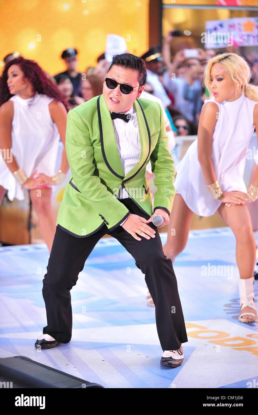 New York, USA. 14th September 2012. Psy at talk show appearance for NBC ...