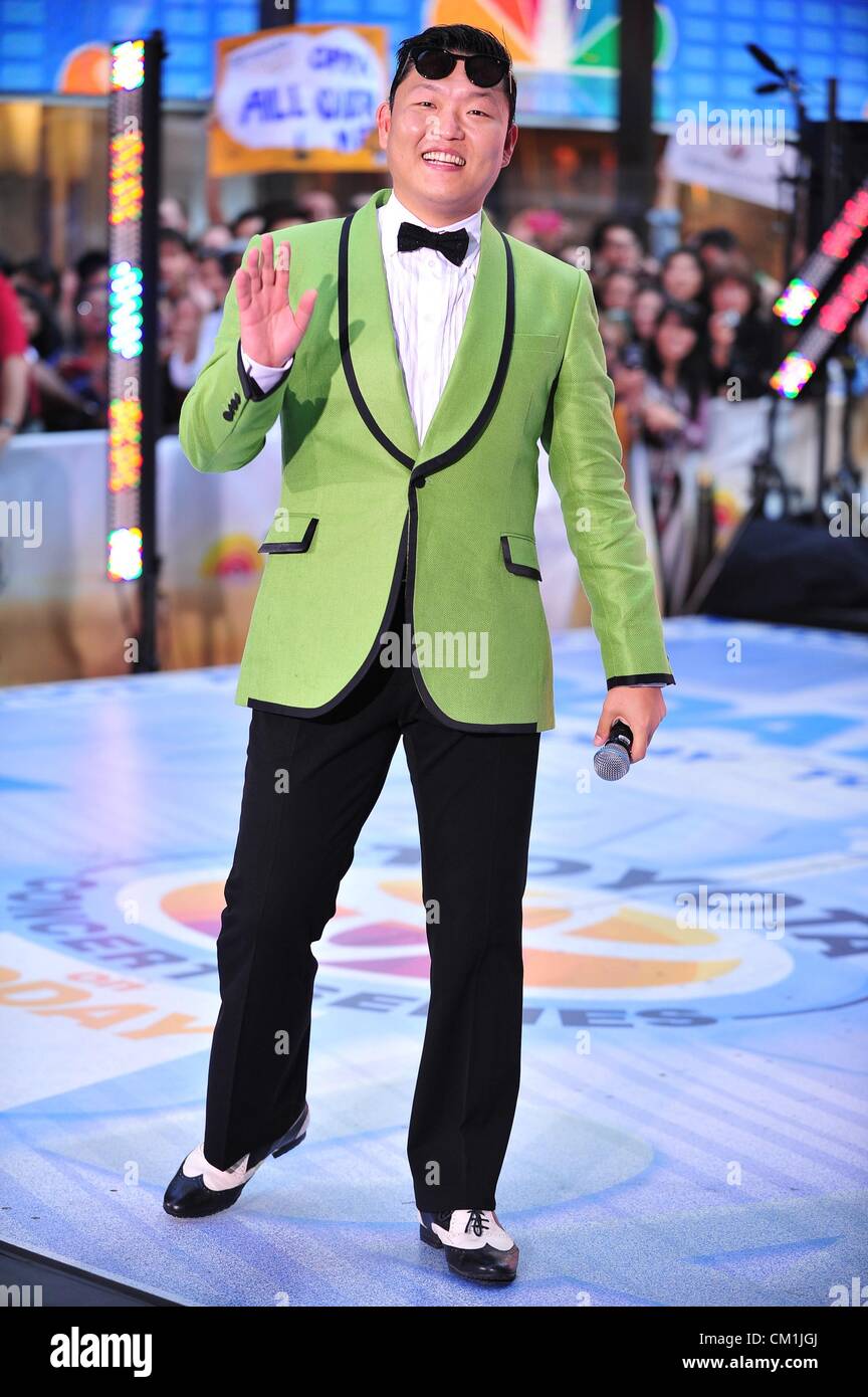New York, USA. 14th September 2012. Psy at talk show appearance for NBC ...