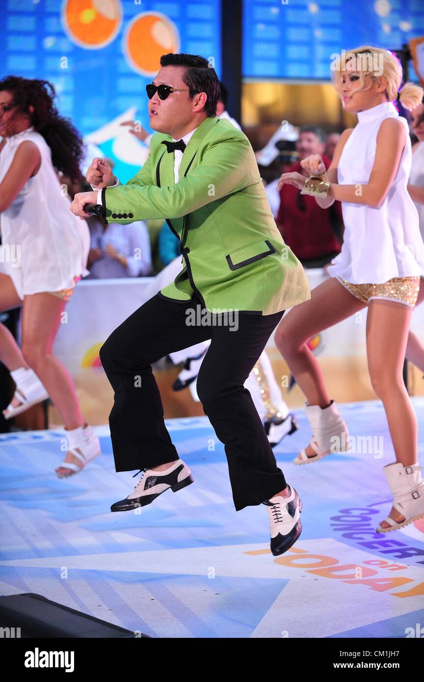 New York, USA. 14th September 2012. Psy at talk show appearance for NBC ...