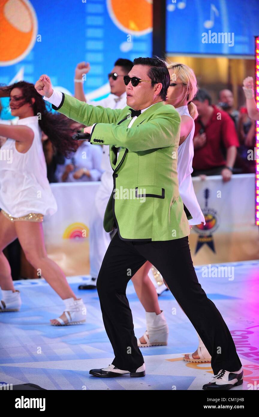 New York, USA. 14th September 2012. Psy at talk show appearance for NBC ...