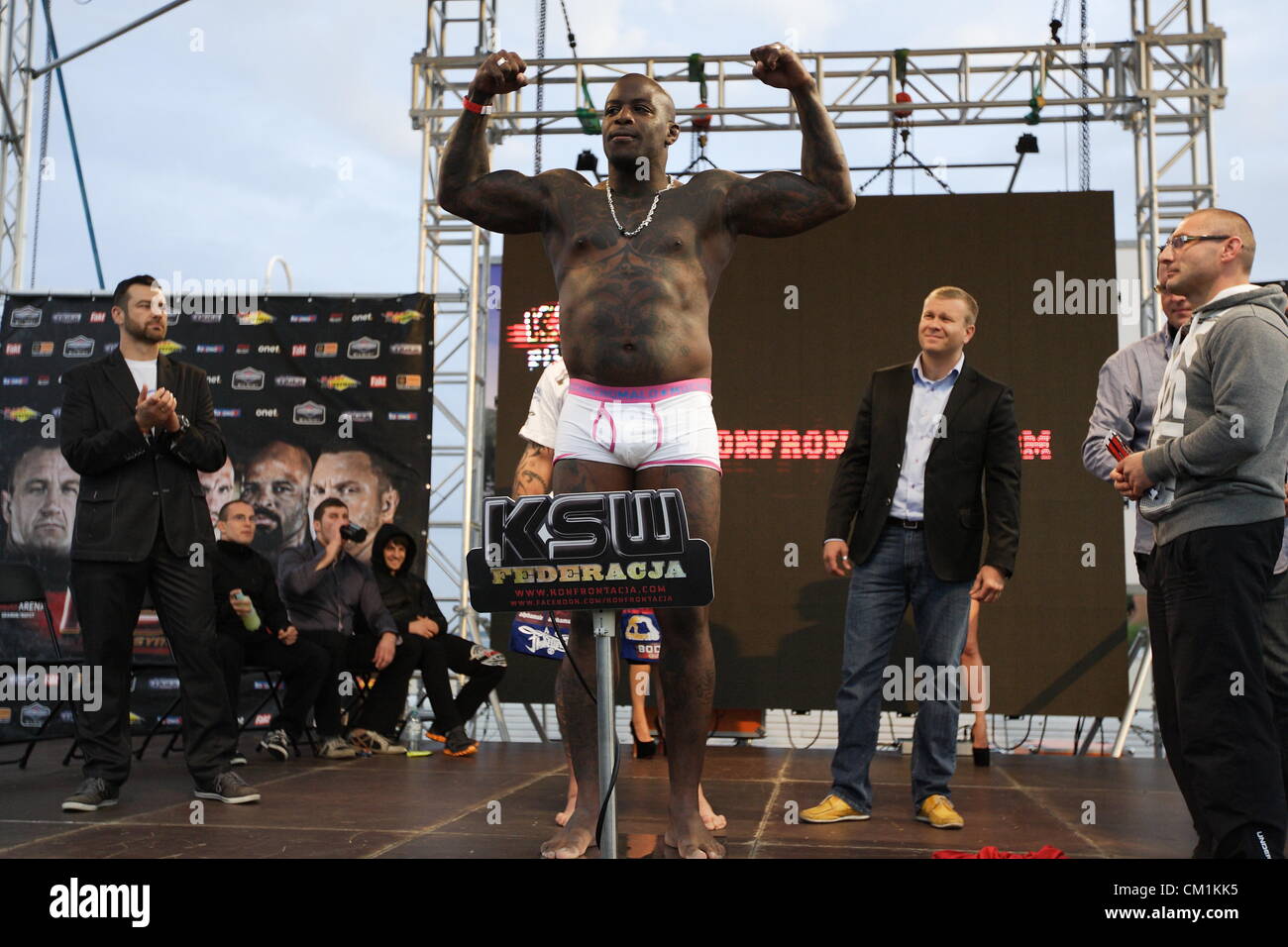 Sopot, Poland 14th, September 2012 Official weighted ceremony before ...