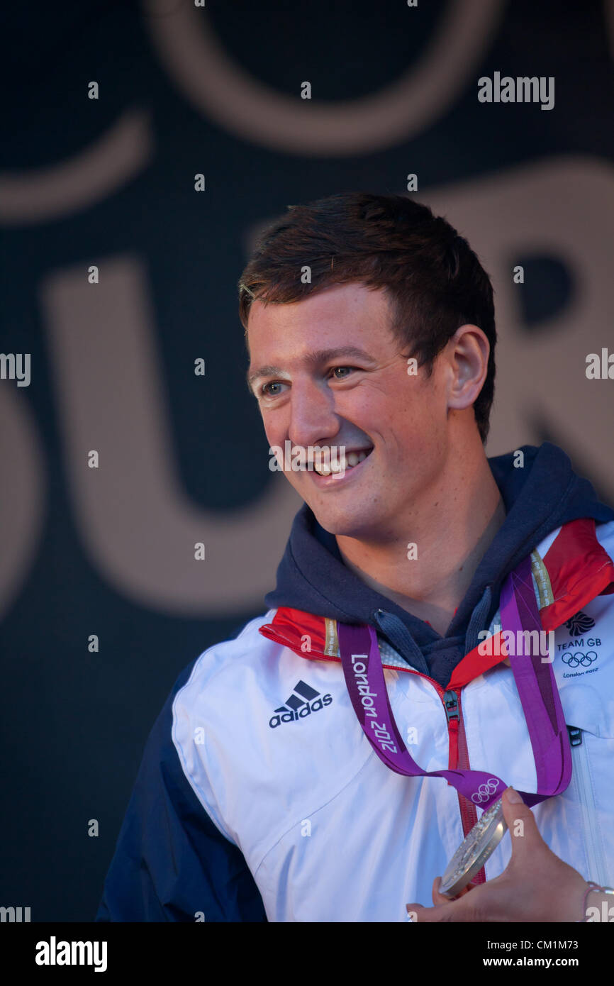 14th September, 2012. Michael Jamieson, Olympic Silver Medallist in the ...