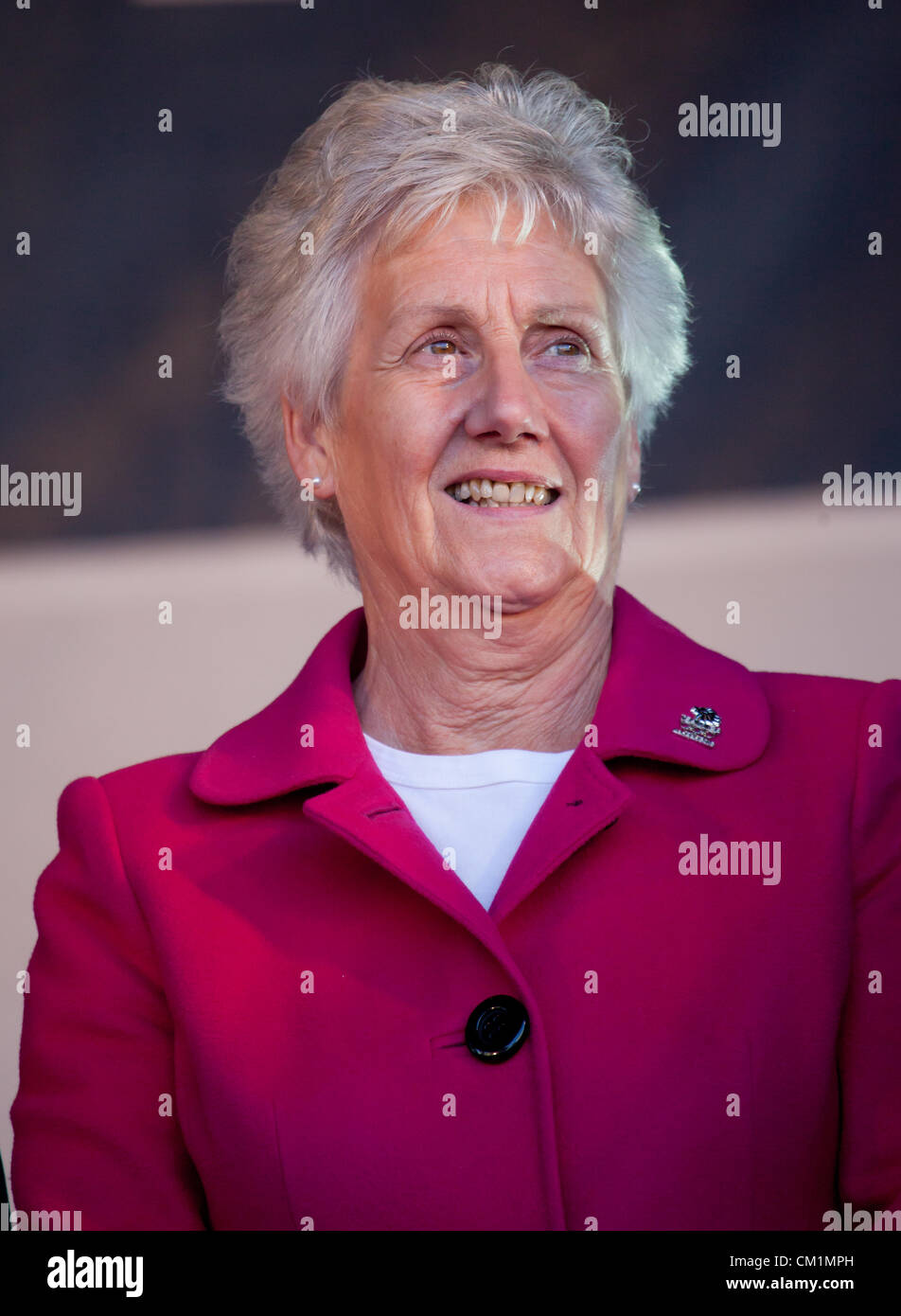 14th September, 2012. Louise Martin, CBE, chair of Sportscotland ...