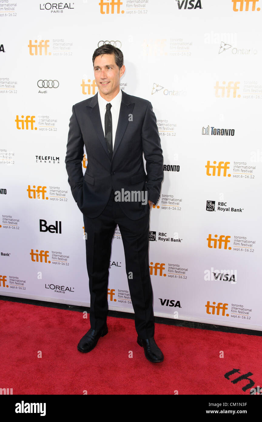 Sept. 14, 2012 - Toronto, Ontario, Canada - Actor MATTHEW FOX attends ...