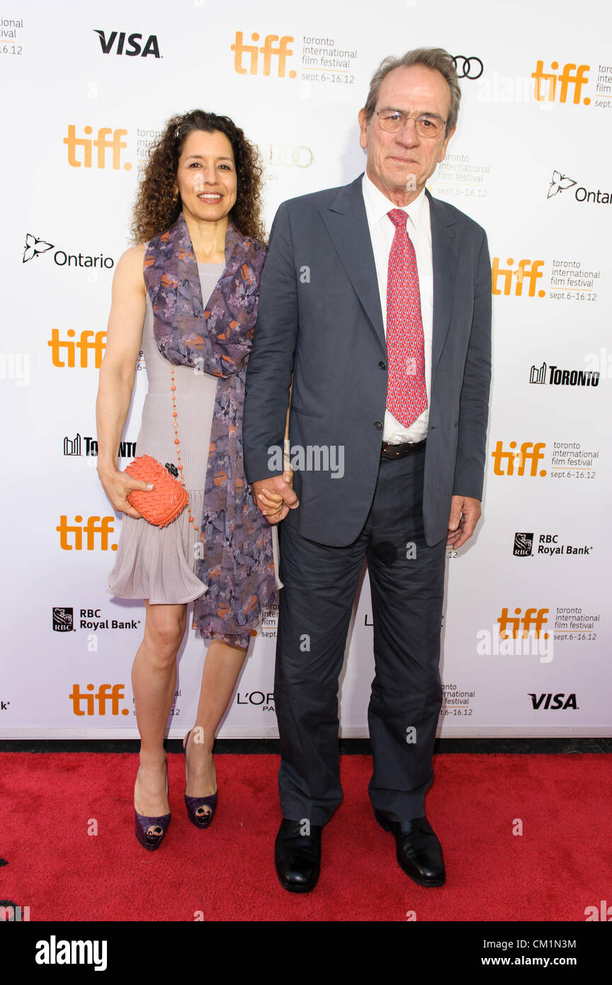 Sept. 14, 2012 - Toronto, Ontario, Canada - Actor TOMMY LEE JONES and ...