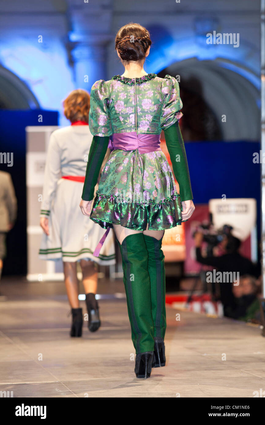 Traditional fashion labels present their latest designs of traditional ...