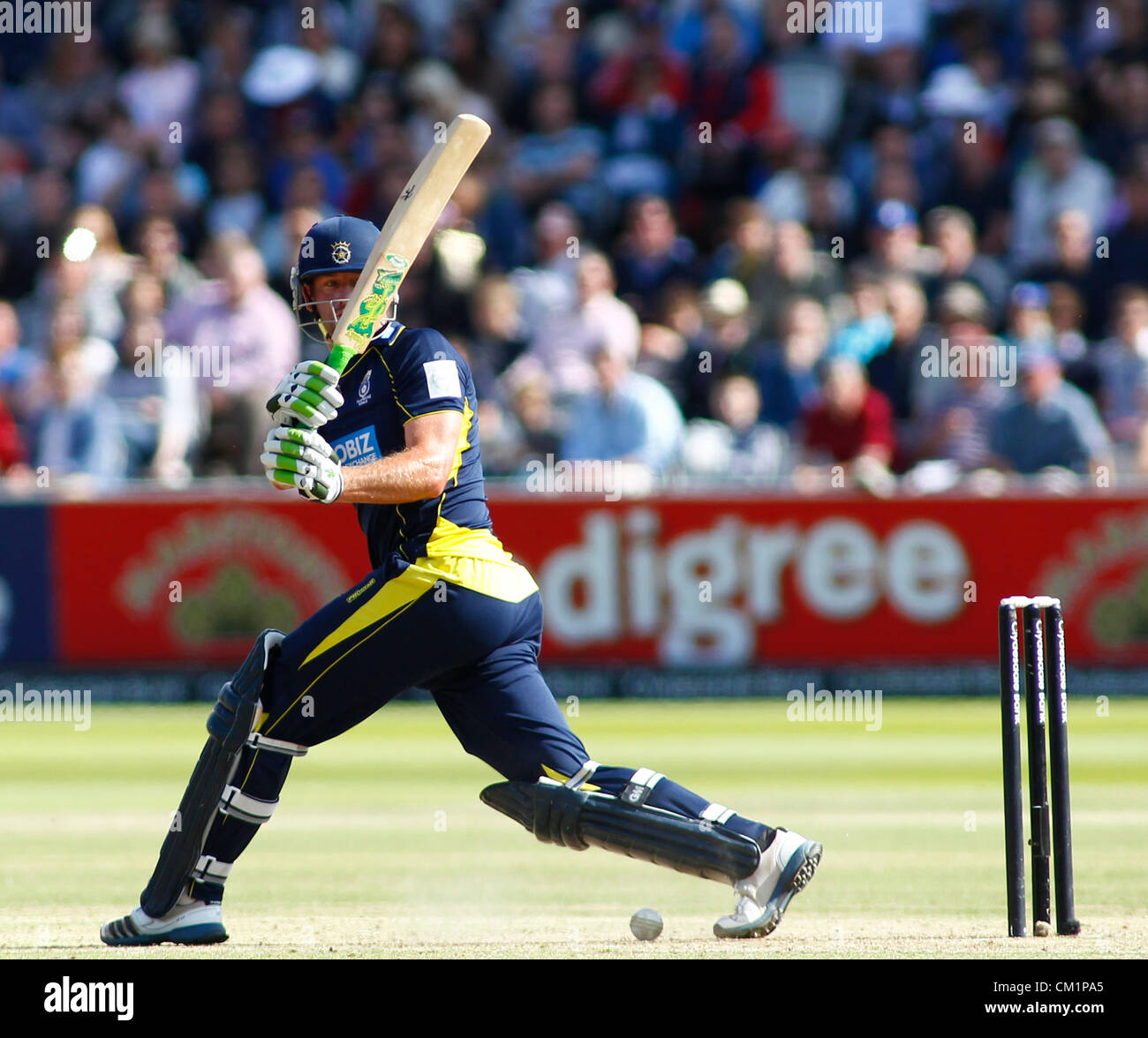 15/09/2012 Edgbaston, England. Sean Ervine during the CB40 final match ...