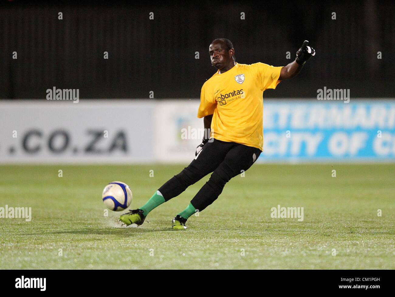 DURBAN, SOUTH AFRICA - SEPTEMBER 14,Kennedy Mweene during the Absa ...