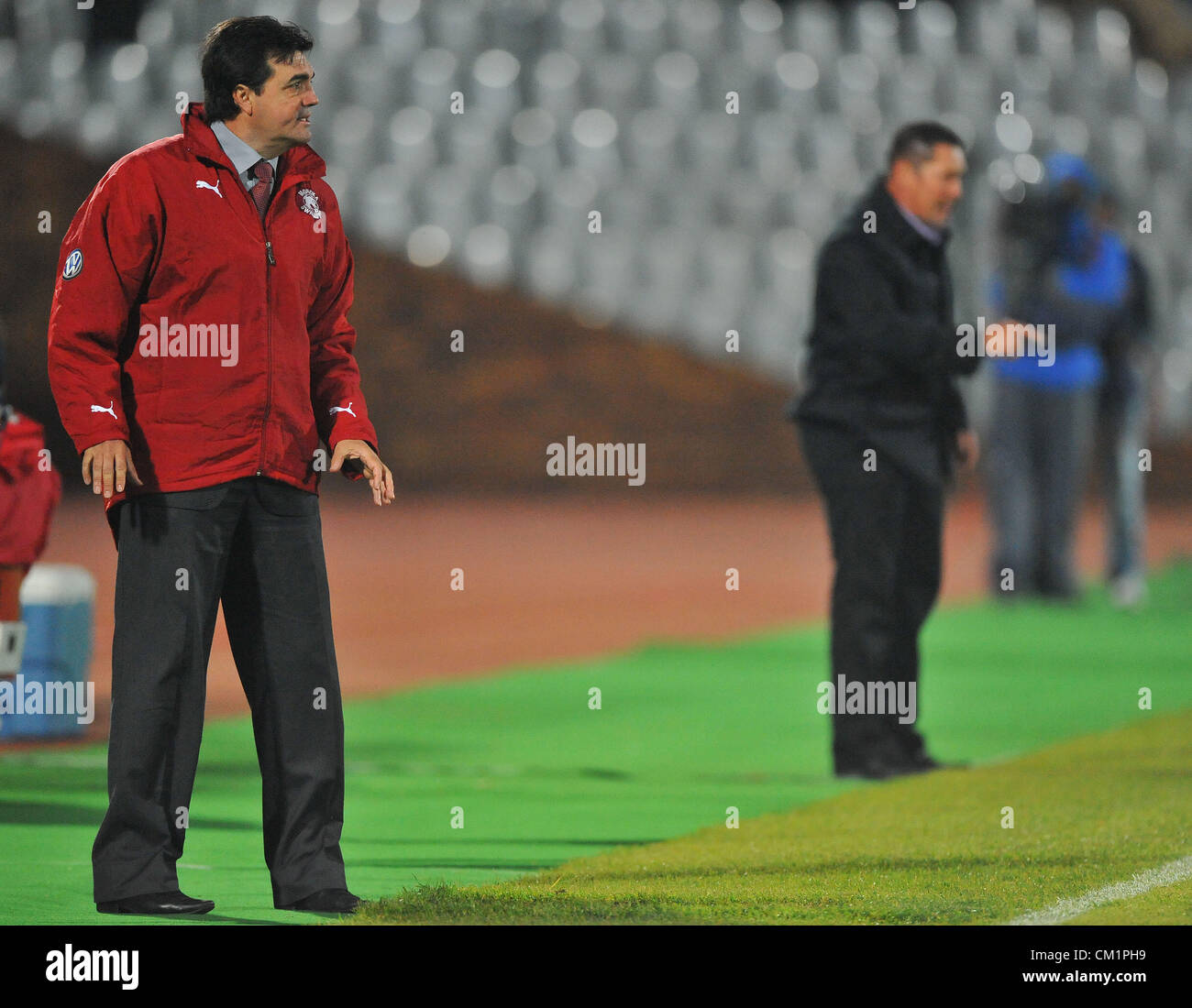 DOBSONVILLE, SOUTH AFRICA - SEPTEMBER 14, Zeca Marques and Steve Barker ...
