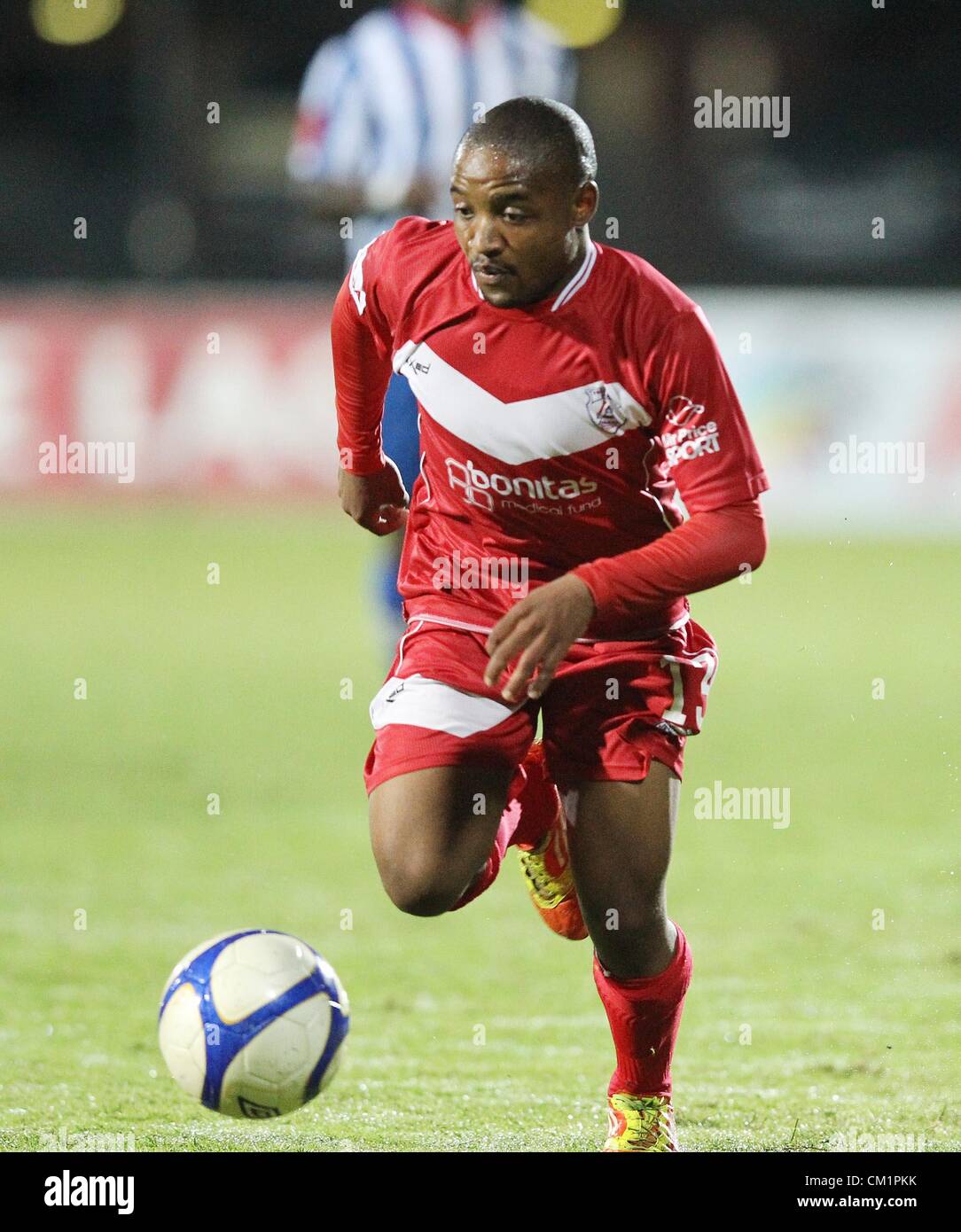 DURBAN, SOUTH AFRICA - SEPTEMBER 14,Tsietsi Mkhwanazi during the Absa ...