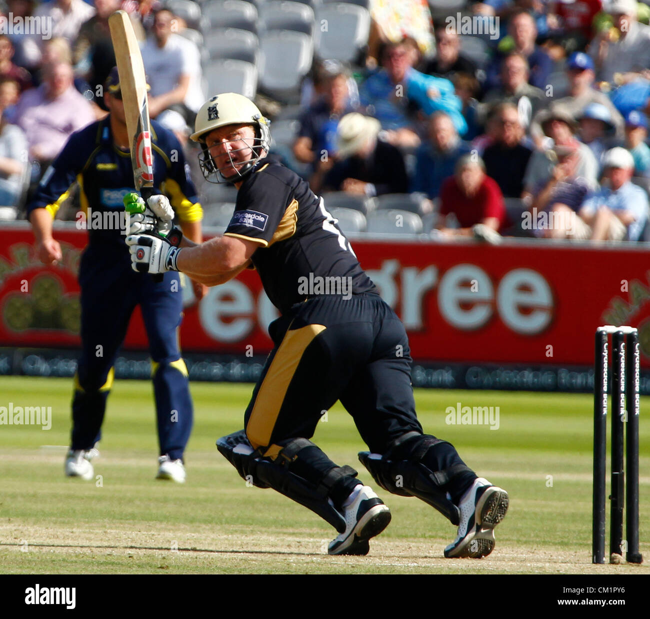 15/09/2012 Edgbaston, England. Darren Maddy batting during the CB40 ...