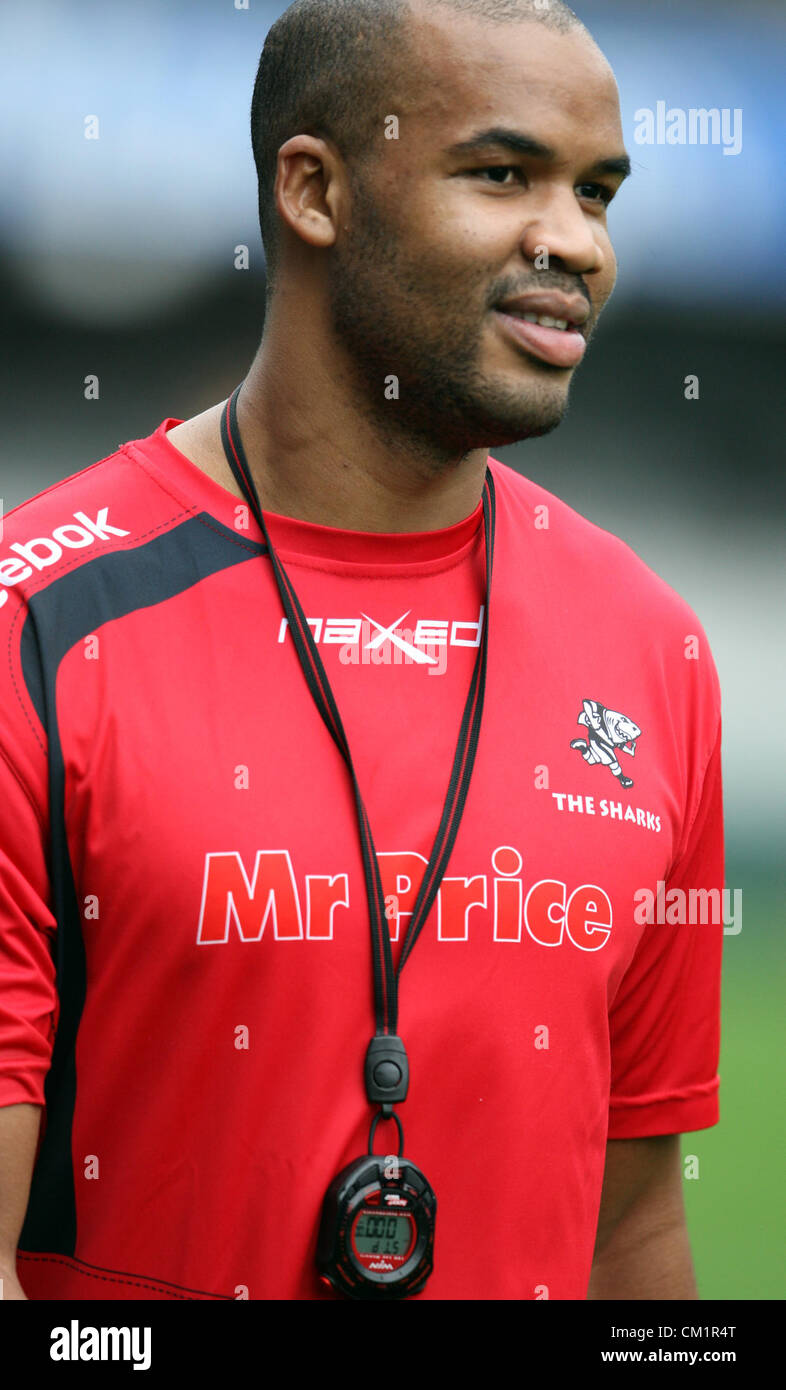 DURBAN, SOUTH AFRICA - SEPTEMBER 14, JP Pietersen during The Sharks ...