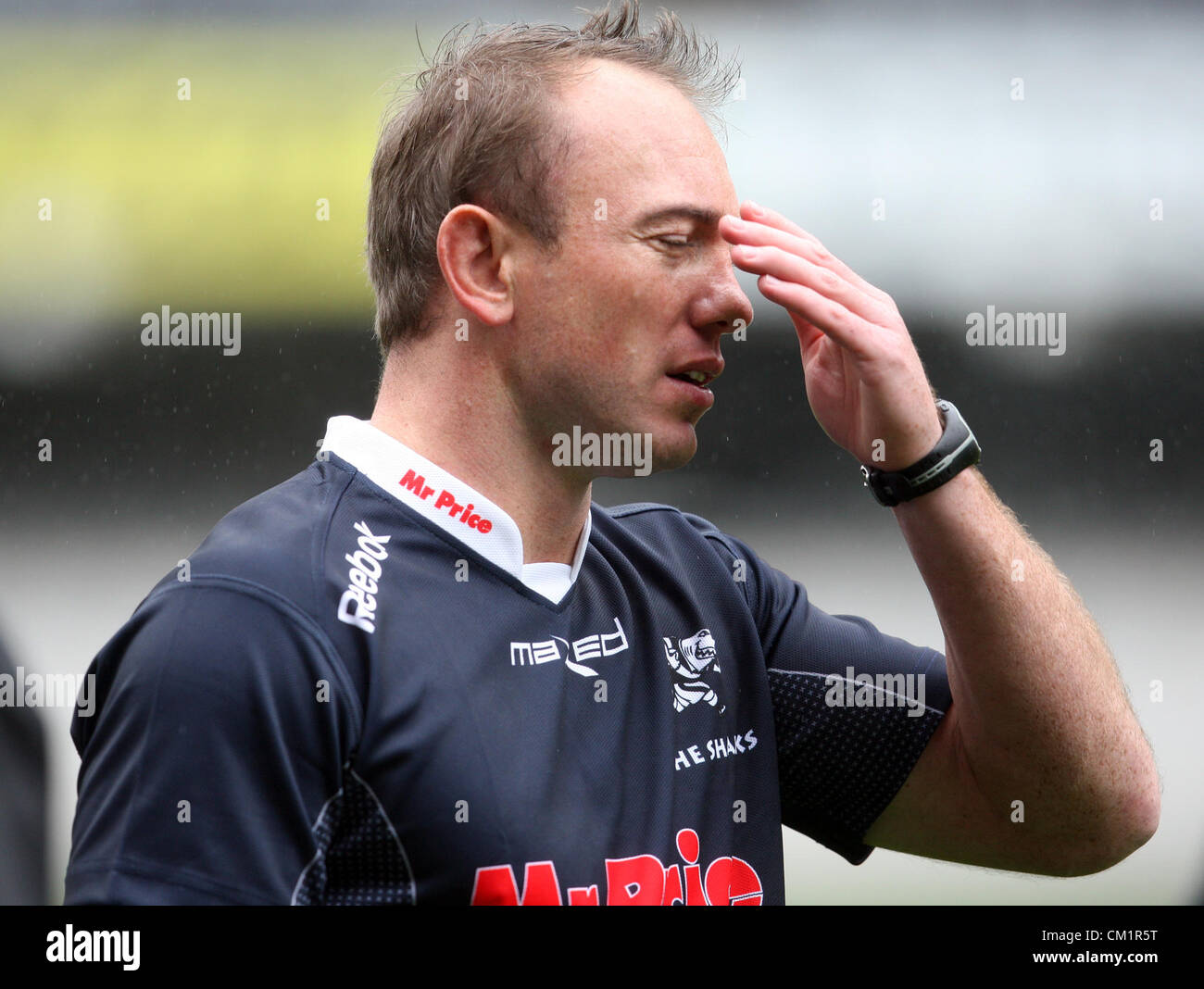 DURBAN, SOUTH AFRICA - SEPTEMBER 14, Marius Joubert during The Sharks ...