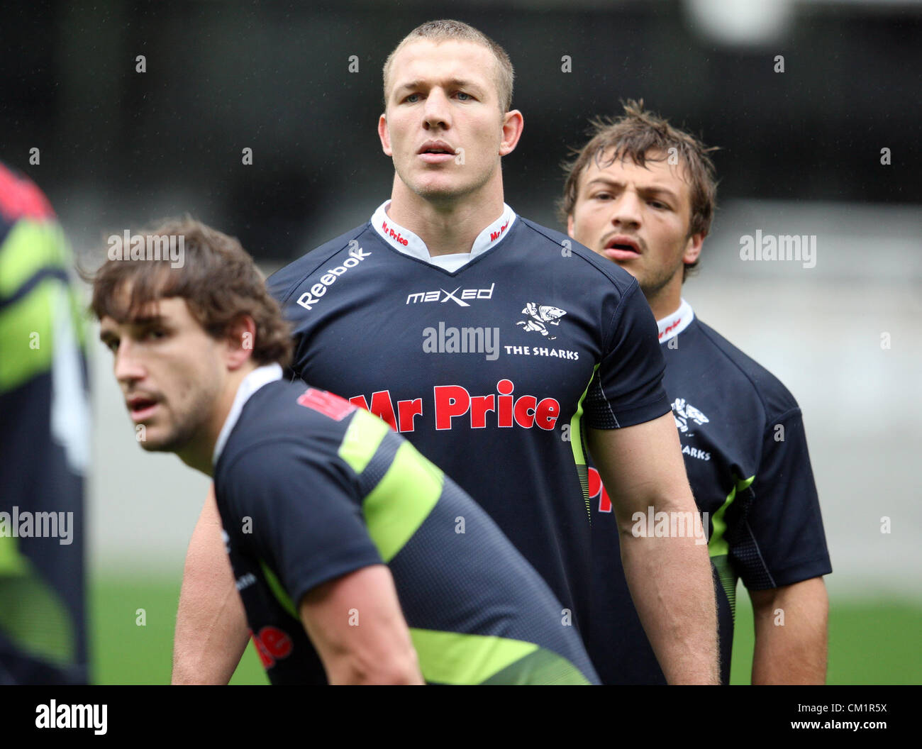 DURBAN, SOUTH AFRICA - SEPTEMBER 14, Keegan Daniel with Jean Deysel and ...