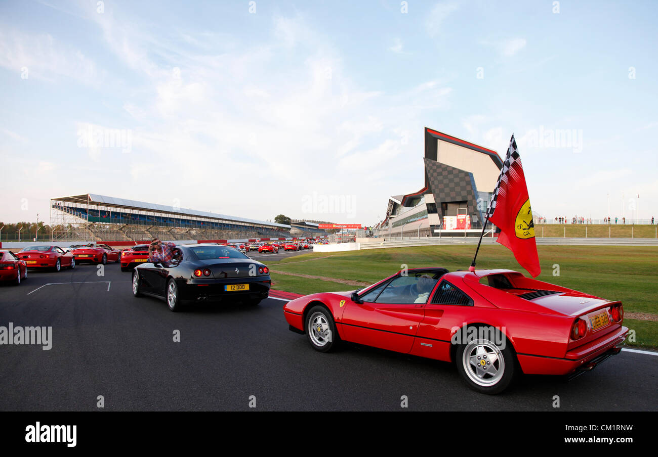 FERRARI 612 & 328 GTS & FLAG FERRARI WORLD RECORD 1000 PLUS SILVERSTONE ...