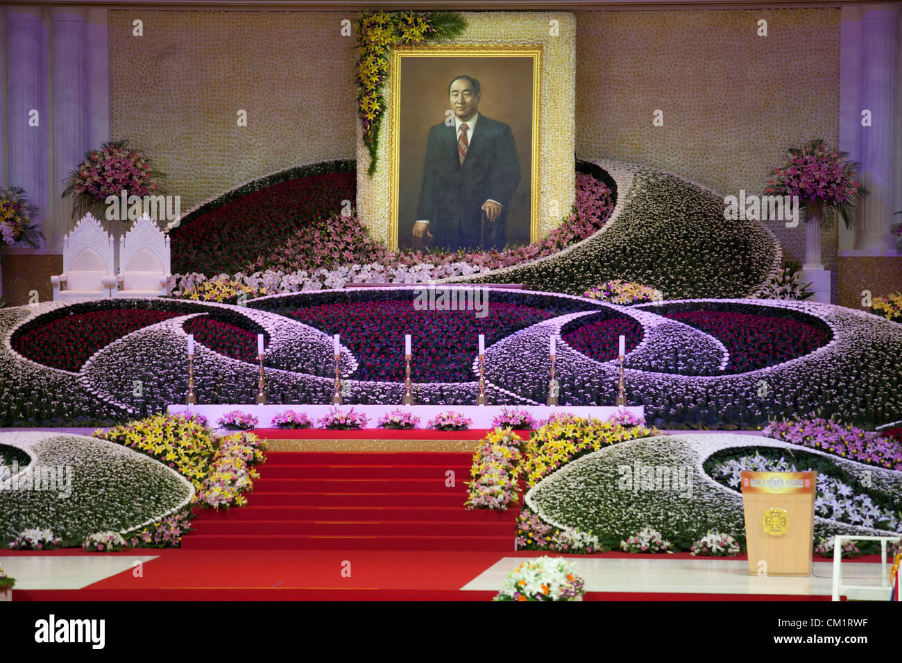 Funeral for the Rev. Sun Myung Moon in Gapyeong, Kangwon, South Korea ...