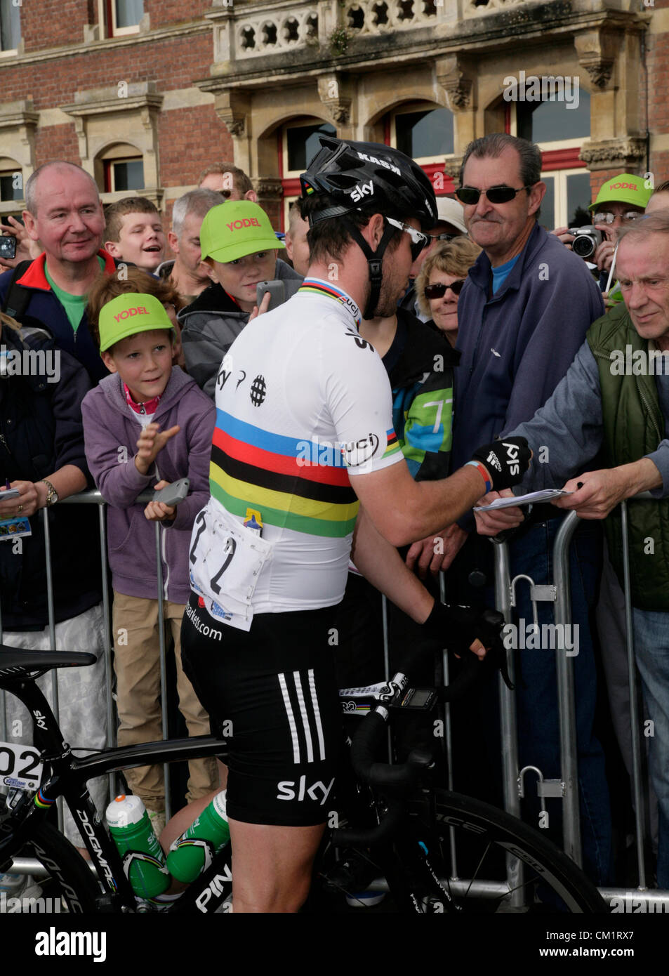 World Champion Mark Cavendish signs autographs Tour of Britain 15 ...