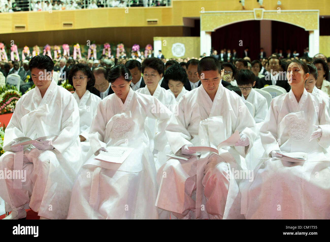 Funeral for the Rev. Sun Myung Moon in Gapyeong, Kangwon, South Korea ...