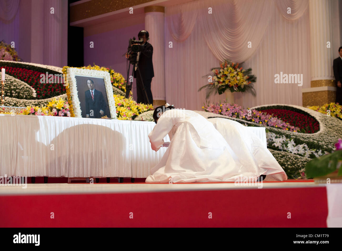 Funeral for the Rev. Sun Myung Moon in Gapyeong, Kangwon, South Korea ...