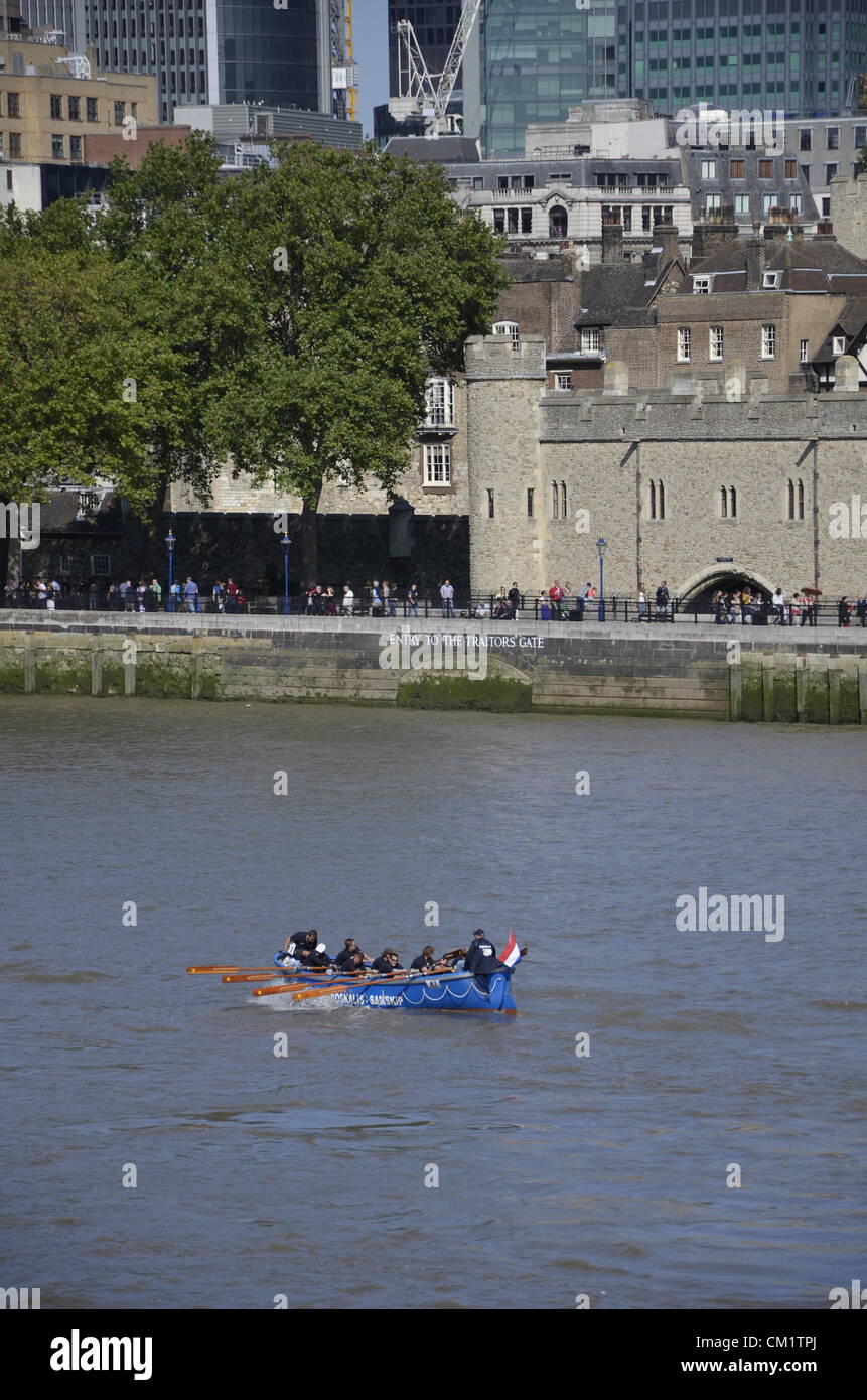 The Great River Race is an annual rowing race on London's River Thames ...