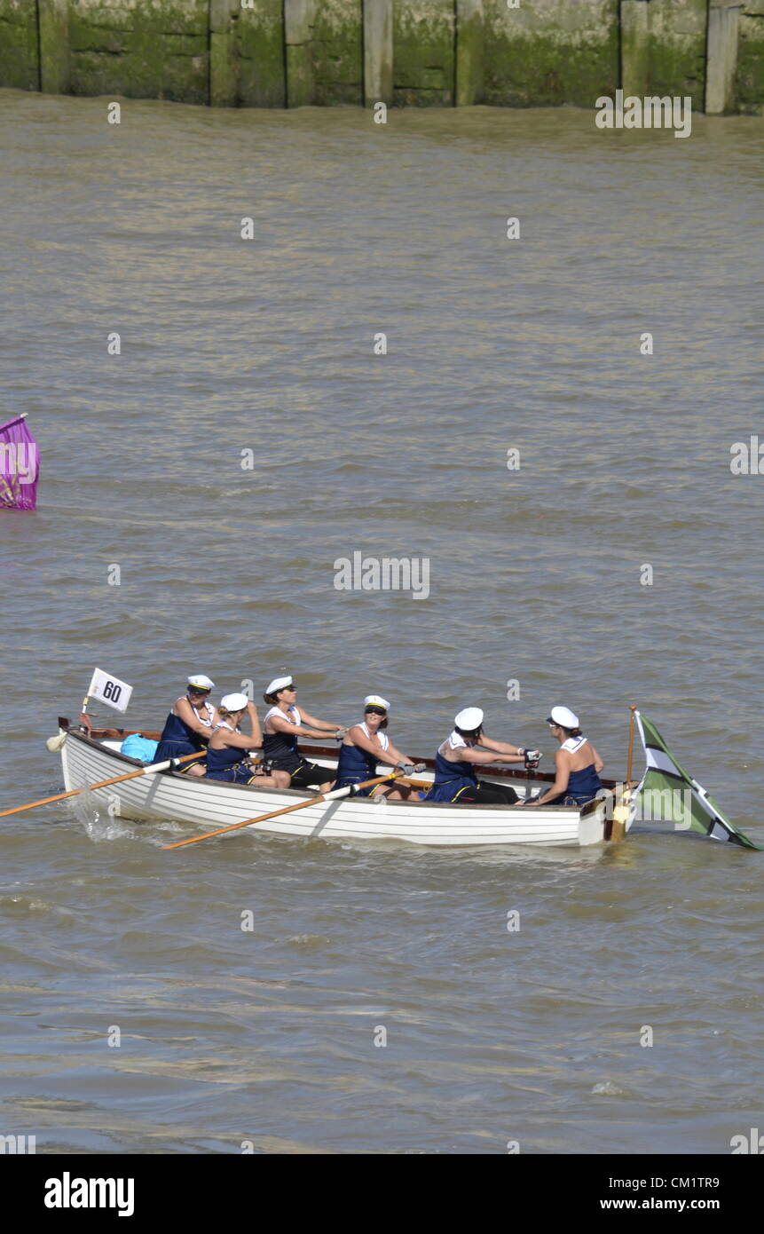 The Great River Race is an annual rowing race on London's River Thames ...