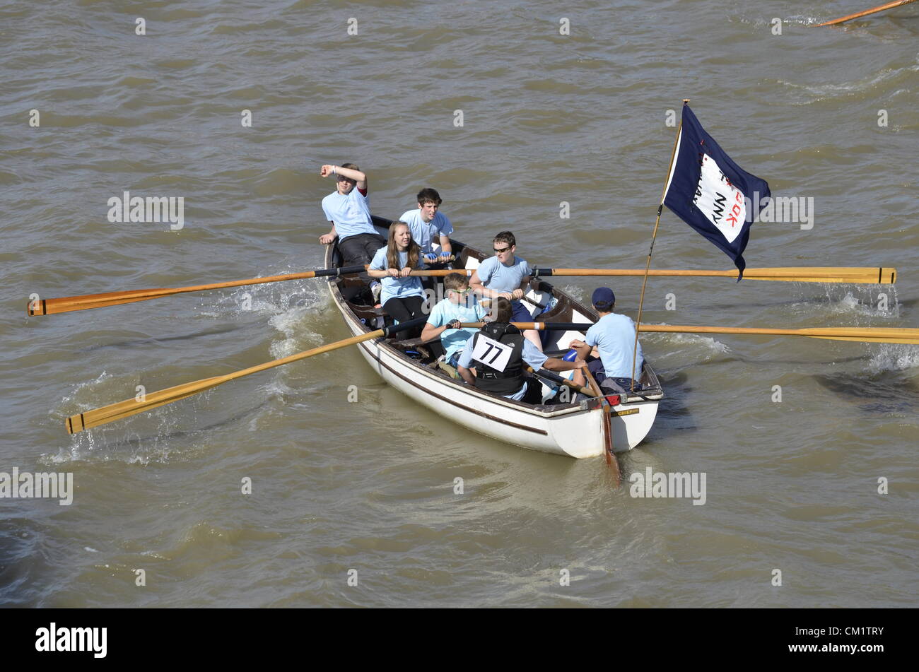 The Great River Race is an annual rowing race on London's River Thames ...