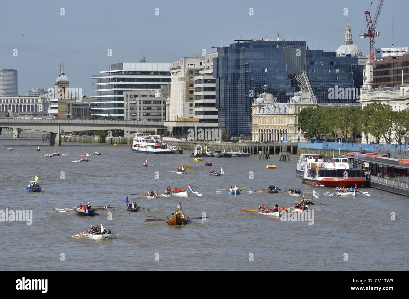 The Great River Race is an annual rowing race on London's River Thames ...