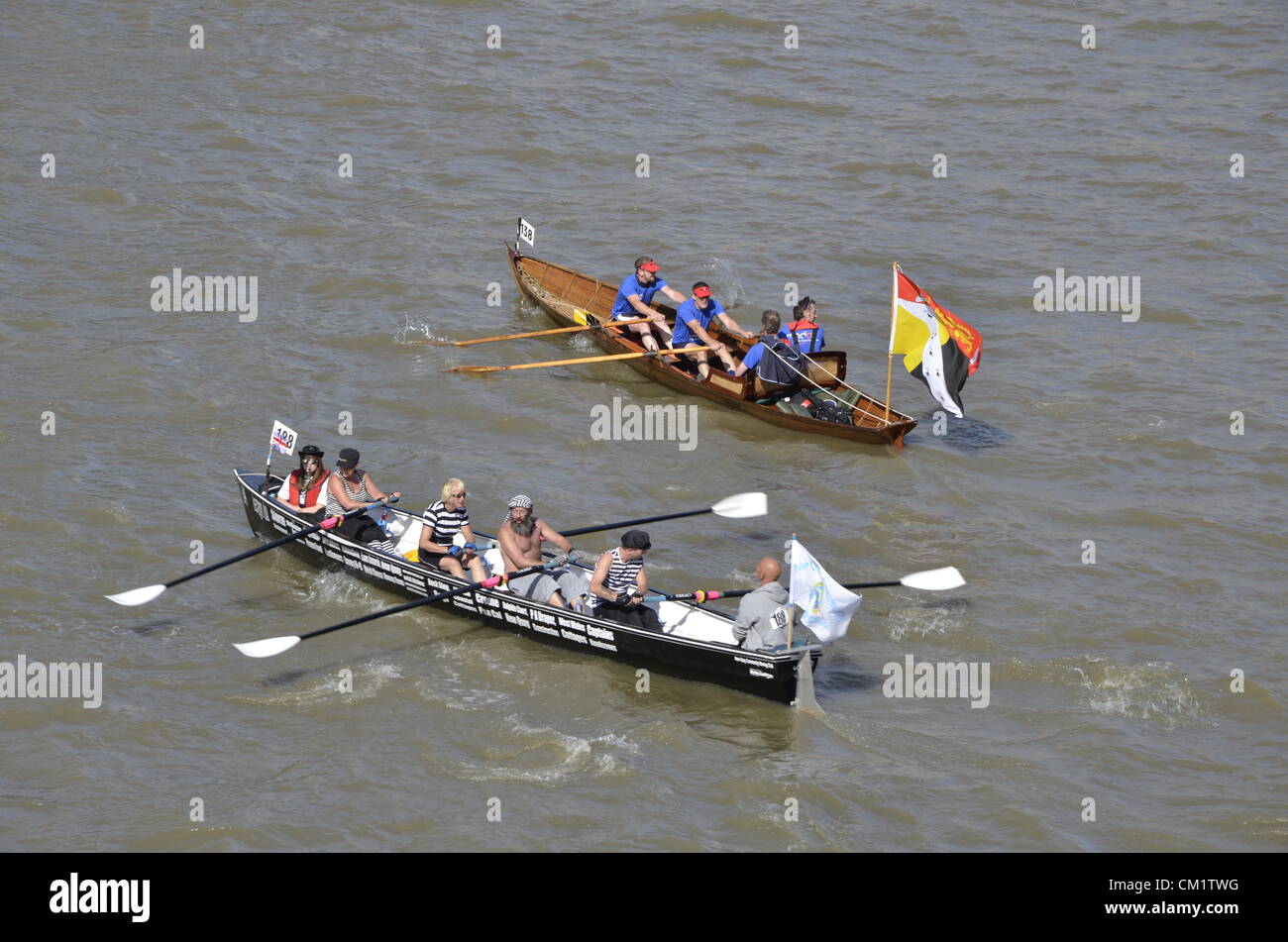 The Great River Race is an annual rowing race on London's River Thames ...