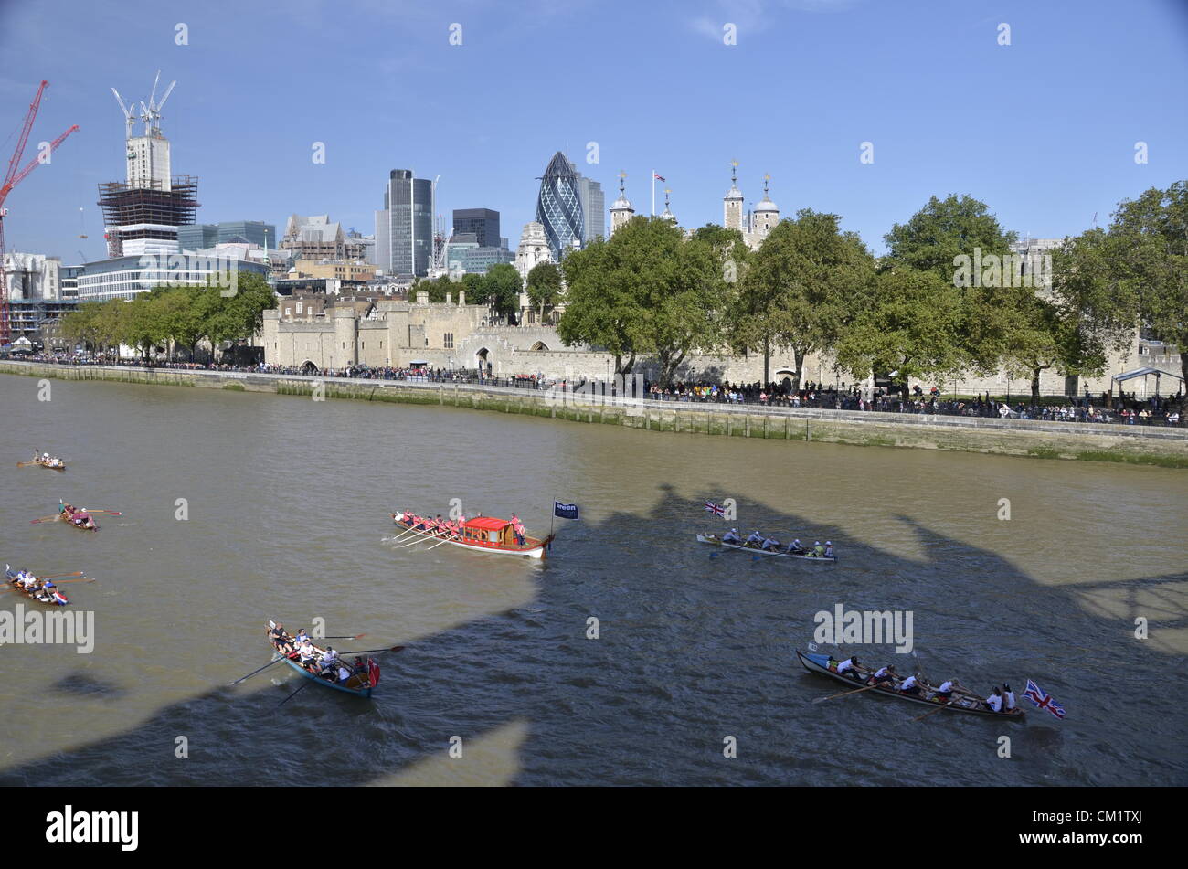 The Great River Race is an annual rowing race on London's River Thames ...