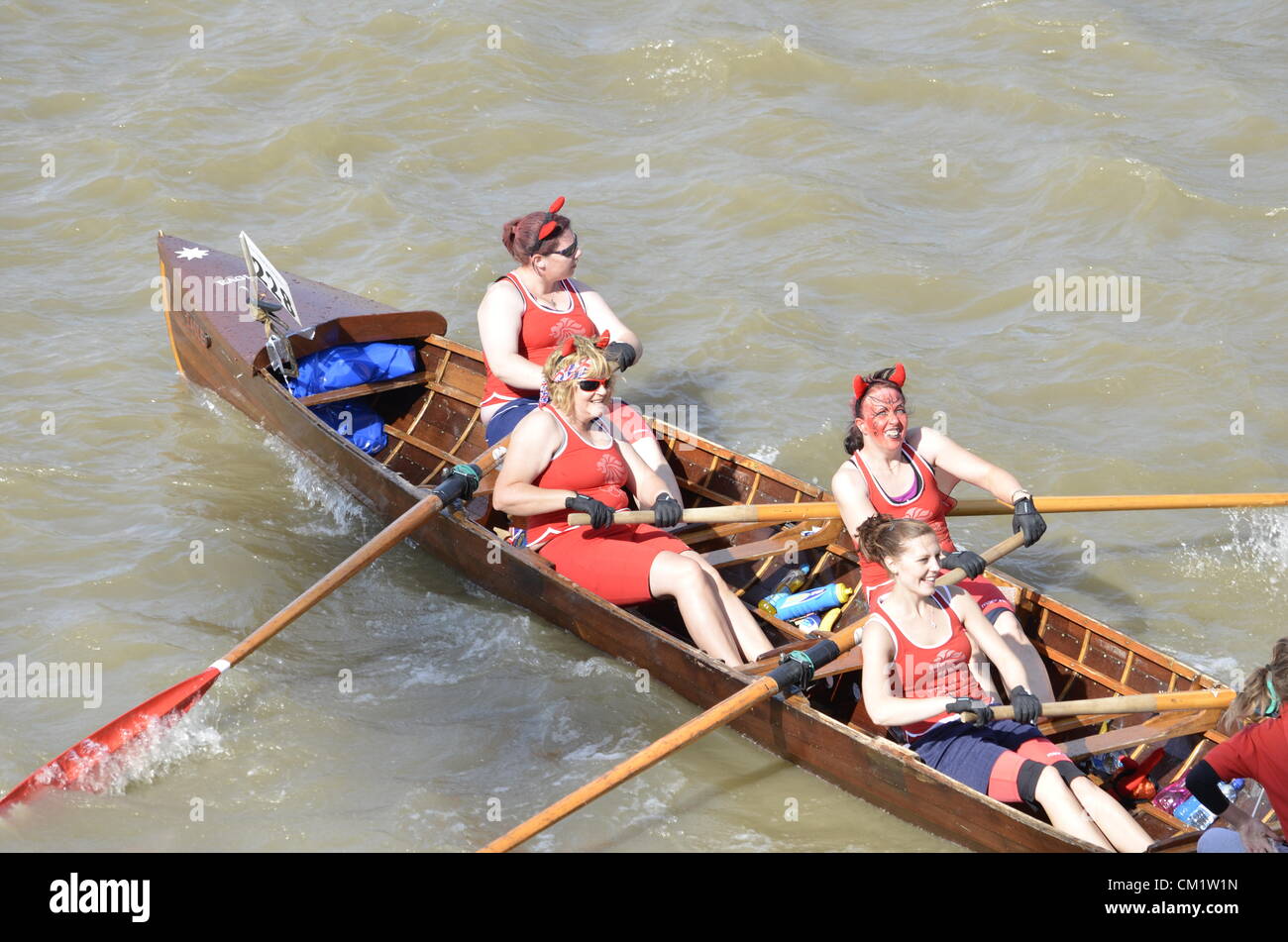 The Great River Race is an annual rowing race on London's River Thames ...