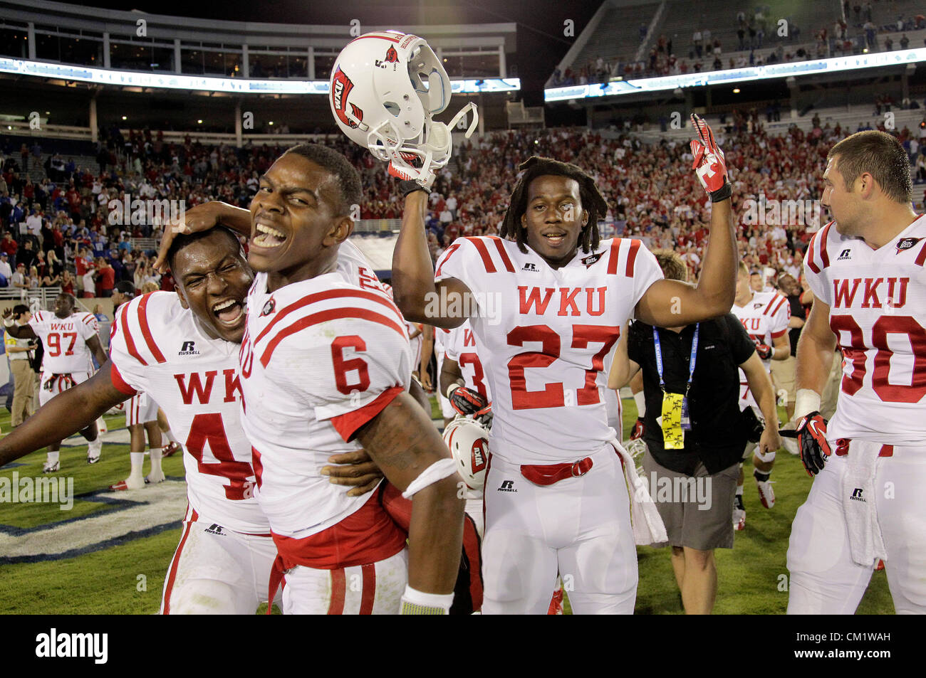 September 15, 2012 - Lexington, Kentucky, USA - WKU quarterback KAWAUN ...