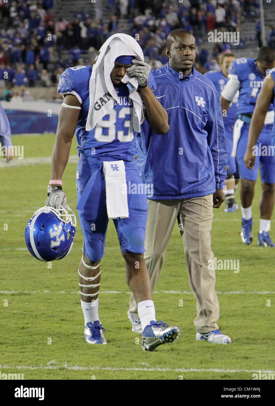 September 15, 2012 - Lexington, Kentucky, USA - UK wide receiver ...