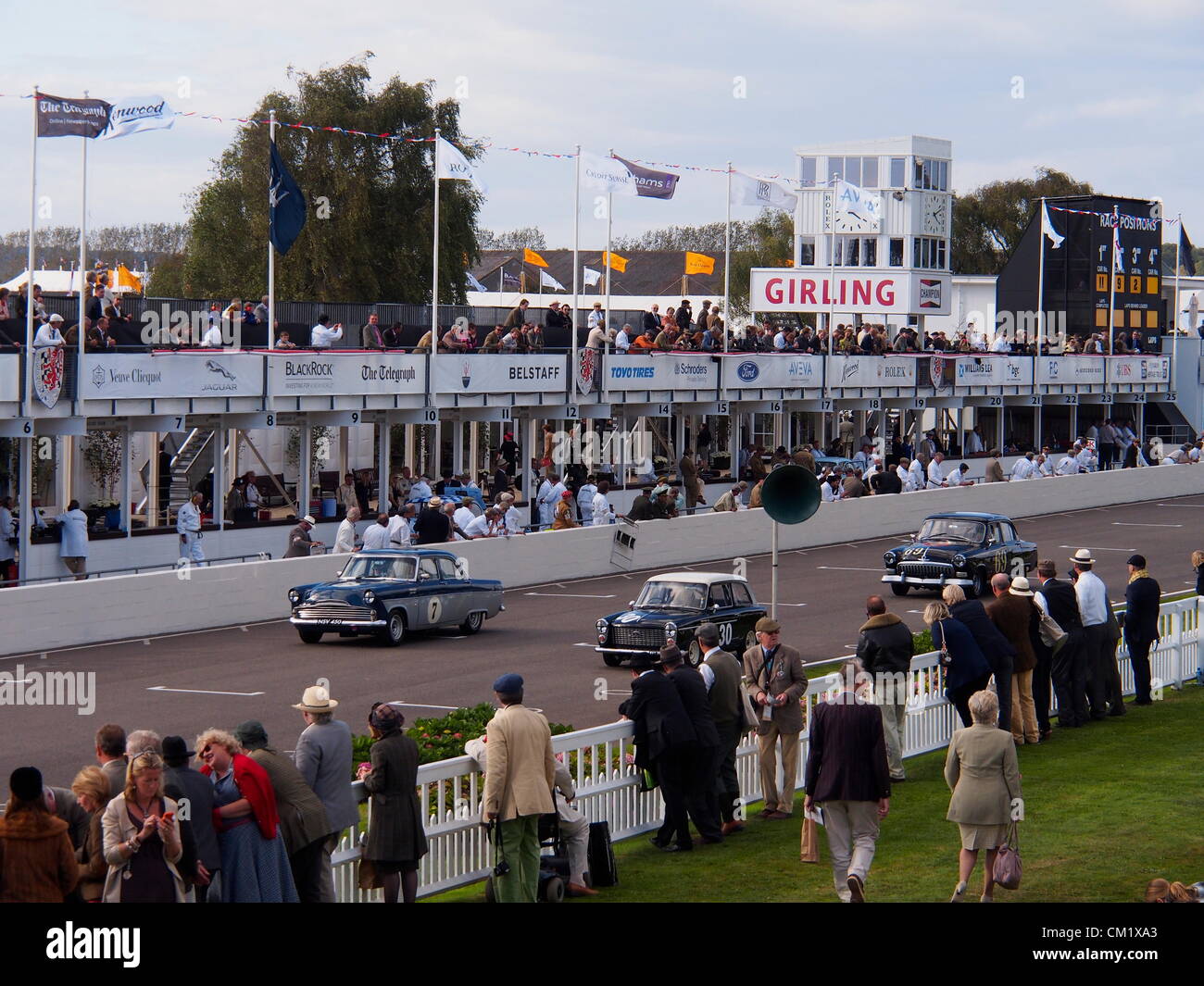 Goodwood Revival Practice Day Friday September 14th.2012. Three ...