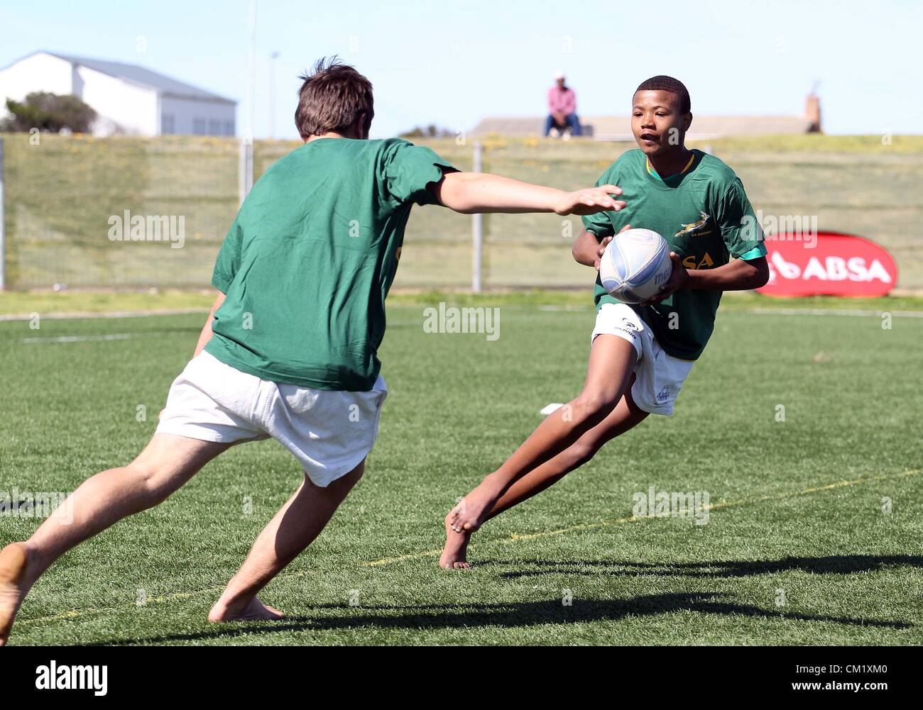 GANSBAAI, SOUTH AFRICA - SEPTEMBER 15, Activities during the Springbok ...