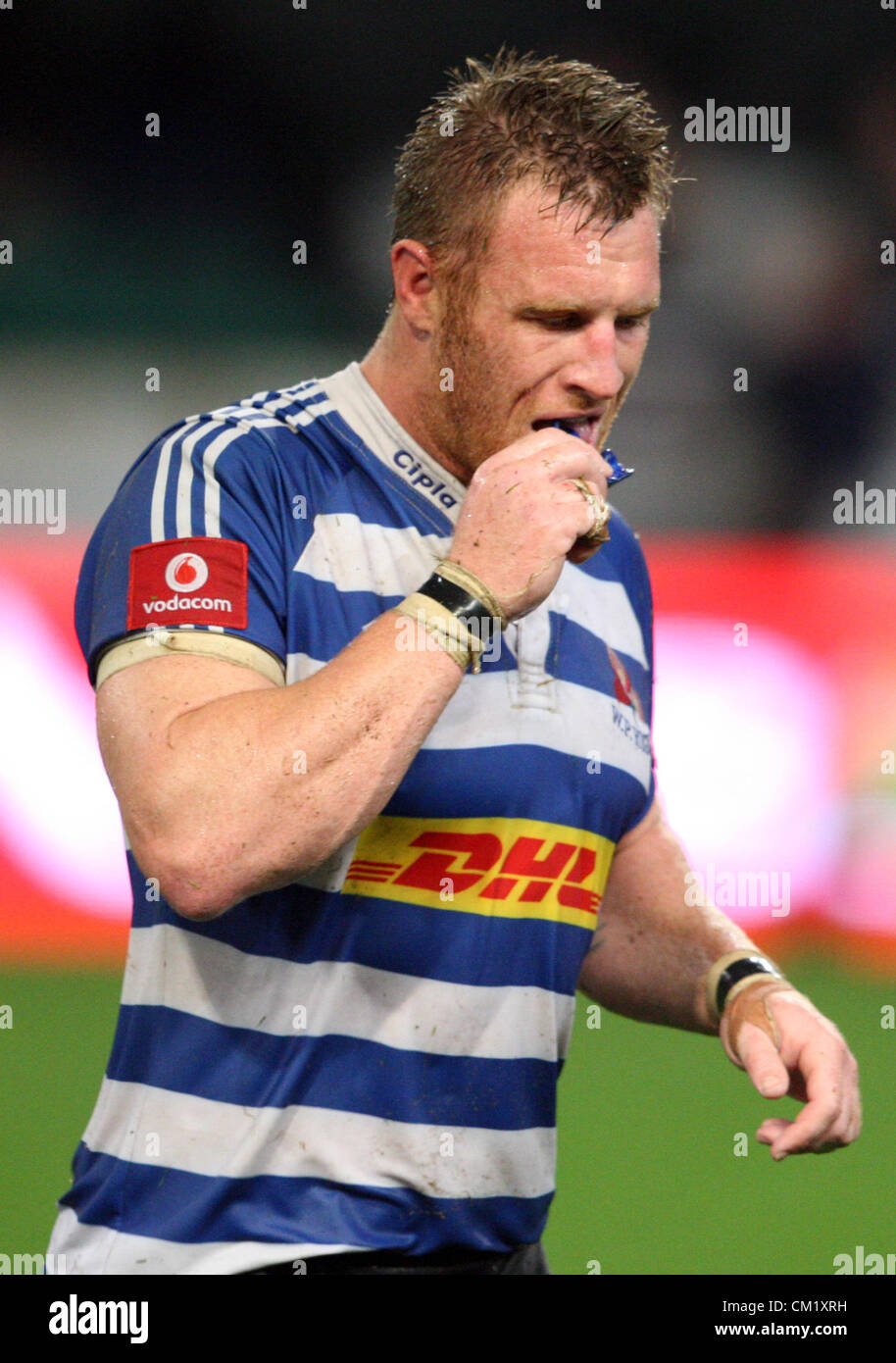 DURBAN, SOUTH AFRICA - SEPTEMBER 15, Tyrone Holmes during the Absa ...