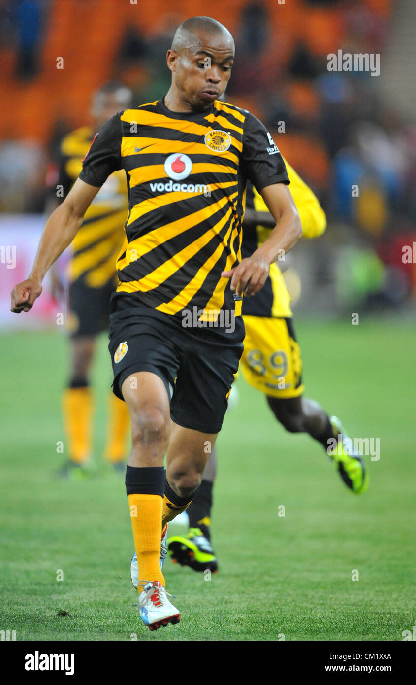 JOHANNESBURG, SOUTH AFRICA - SEPTEMBER 15, Siyabonga Nkosi of Chiefs ...