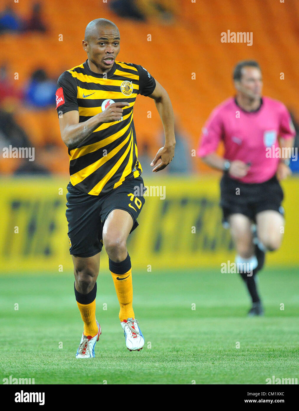 JOHANNESBURG, SOUTH AFRICA - SEPTEMBER 15, Siyabonga Nkosi of Chiefs ...