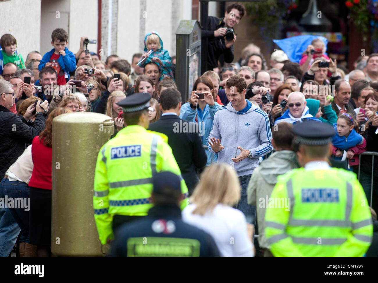 Dunblane, Scotland, UK, Sunday 16th September 2012. The new US Open ...