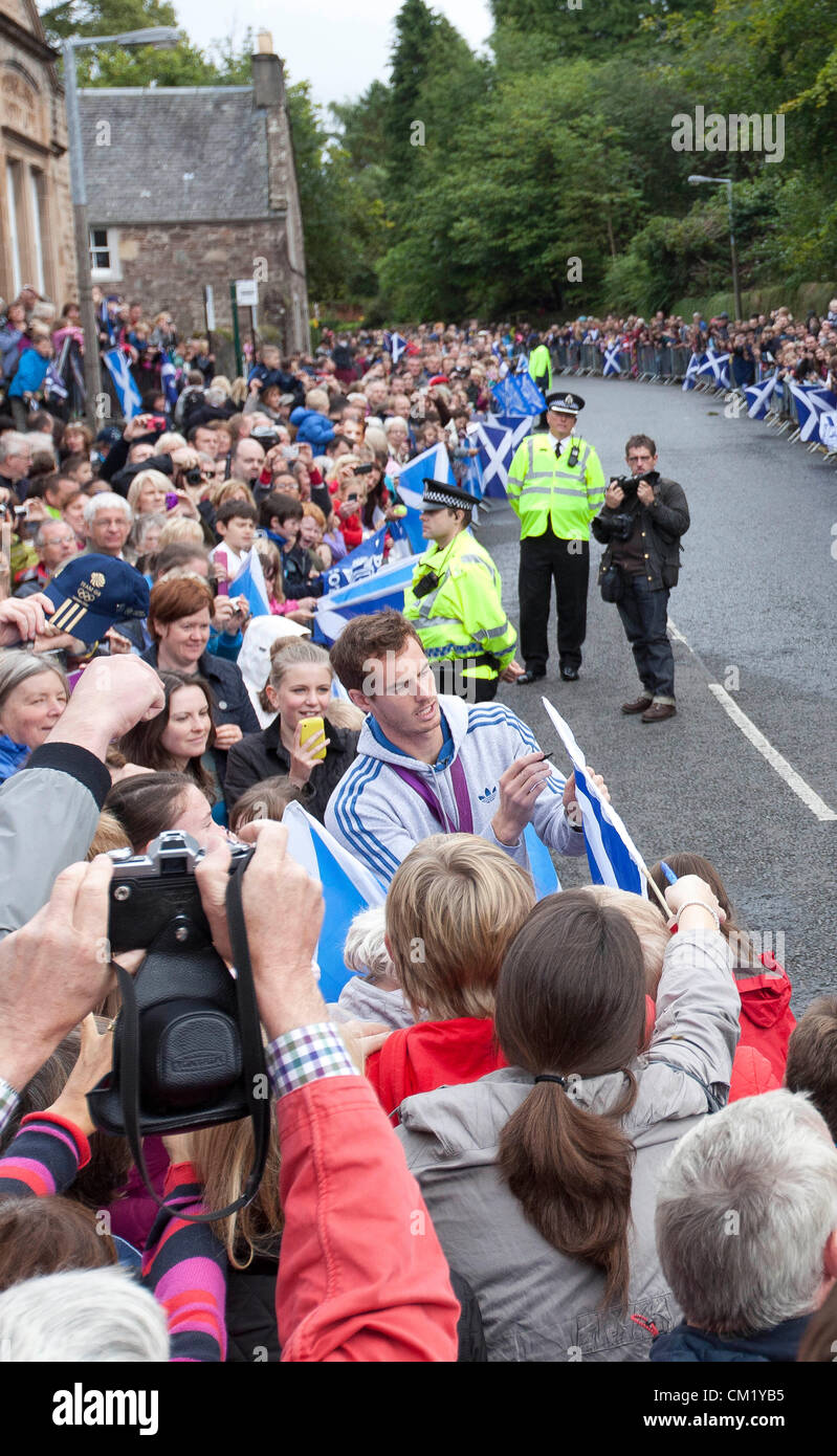 Dunblane, Scotland, UK, Sunday 16th September 2012. The new US Open ...
