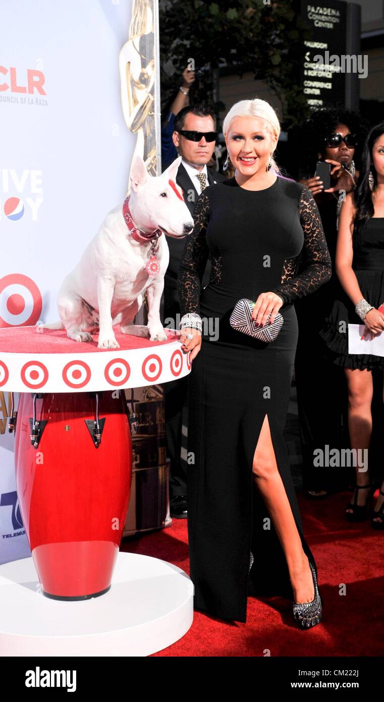 USA. Christina Aguilera at arrivals for NCLR 2012 ALMA Awards, Pasadena ...