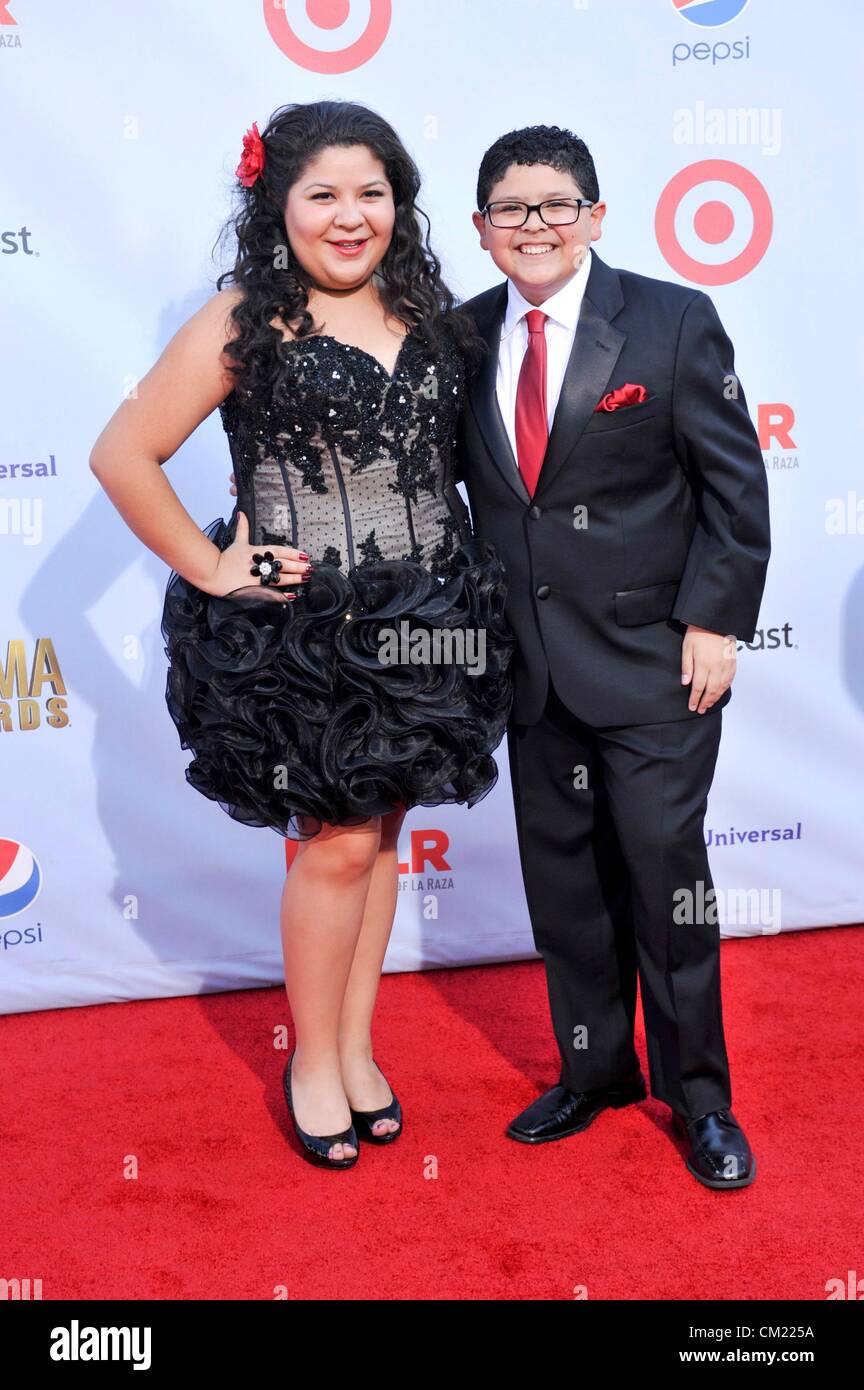 USA. Rico Rodriguez, Raini Rodriguez at arrivals for NCLR 2012 ALMA ...