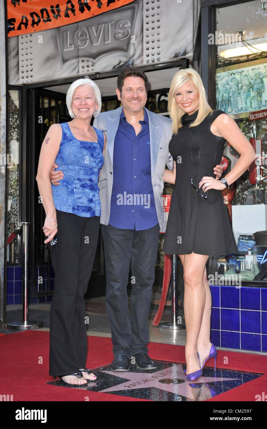 Jay DeMarcus, family at the induction ceremony for Star on the ...