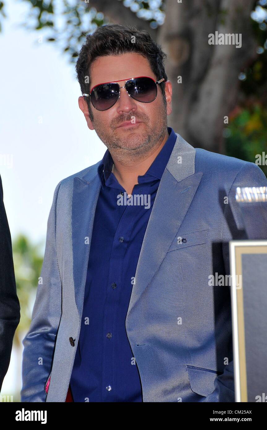 Jay DeMarcus at the induction ceremony for Star on the Hollywood Walk ...