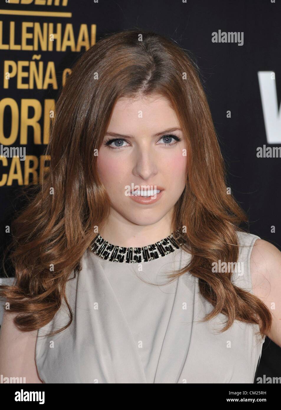 Ana Kendrick at arrivals for END OF WATCH Premiere, Hollywood Boulevard ...