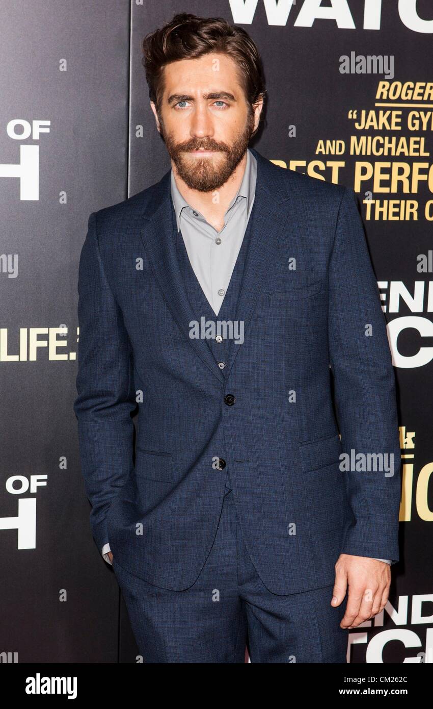 Jake Gyllenhaal at arrivals for END OF WATCH Premiere, Regal Cinemas L ...