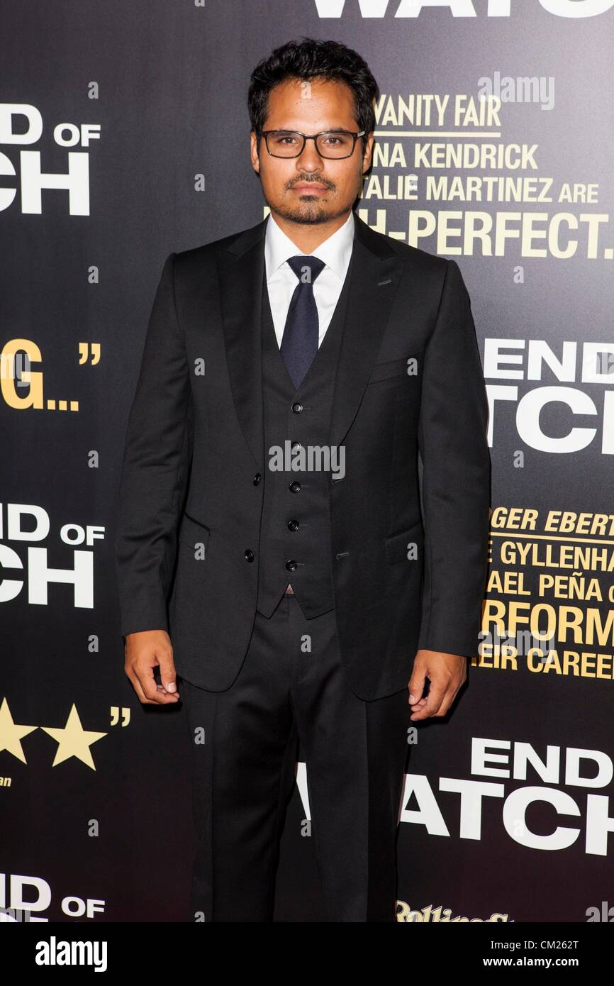 Michael Pena at arrivals for END OF WATCH Premiere, Regal Cinemas L.A ...