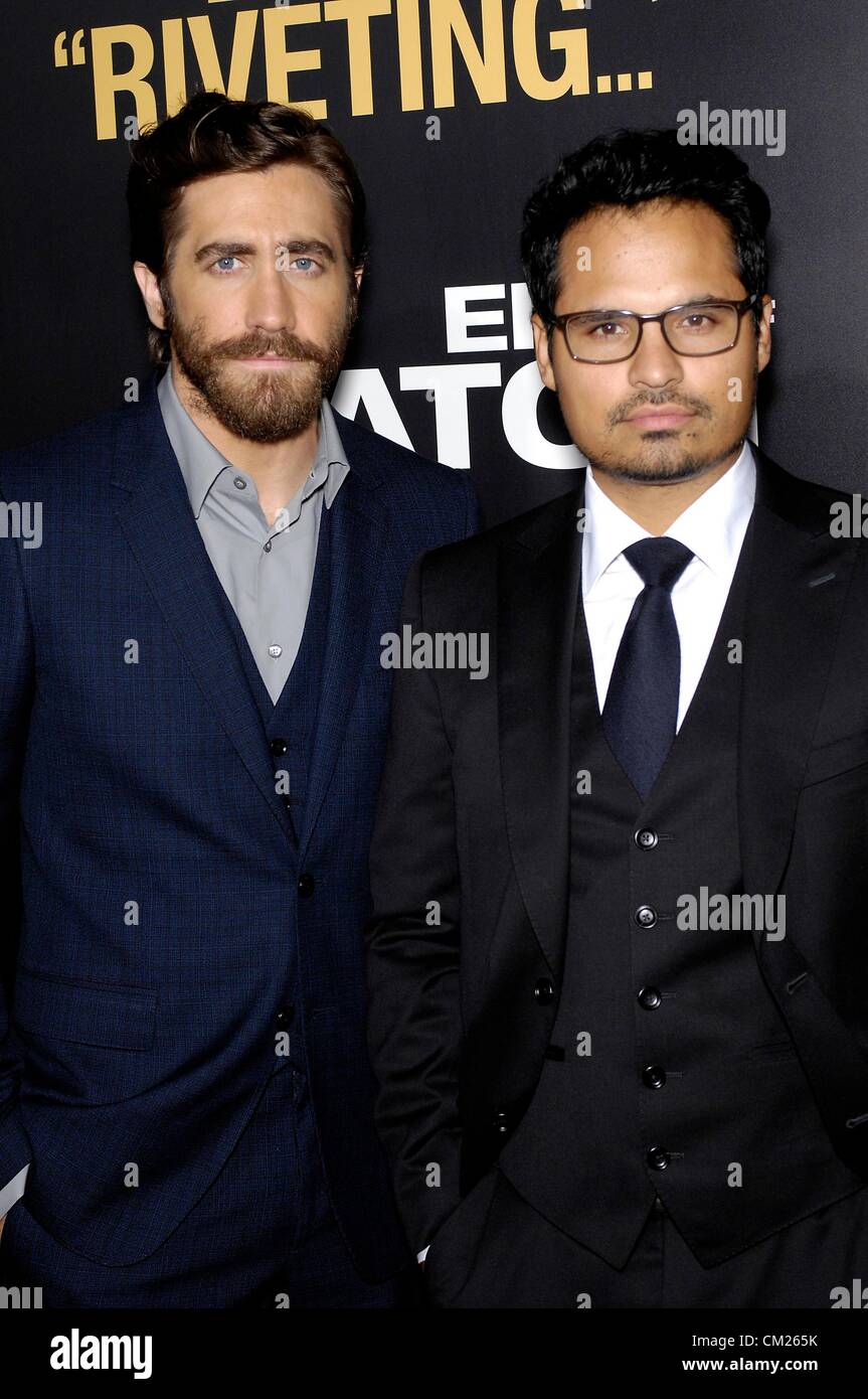 Jake Gyllenhaal, Michael Pena at arrivals for END OF WATCH Premiere ...